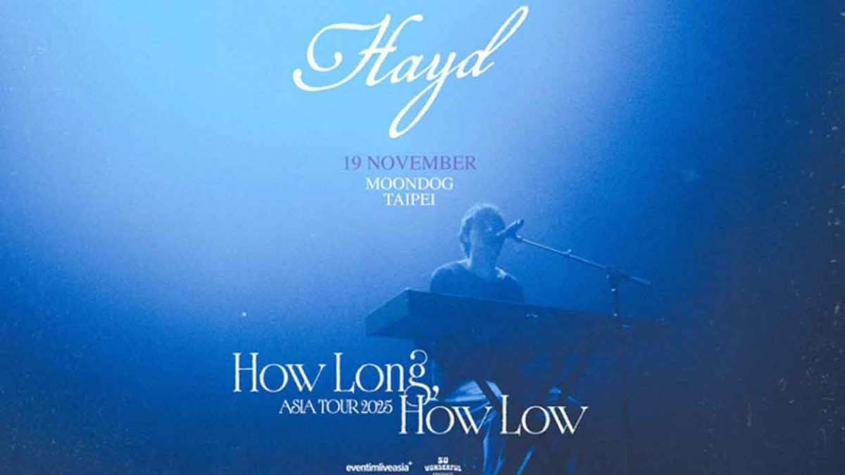 MTV音樂頻道 | 全球破億金曲〈Head in the Clouds〉創作新星 Hayd 11/19 首度來台開唱